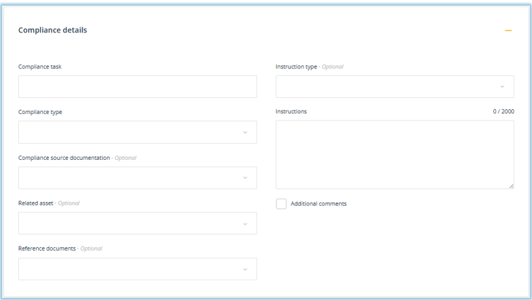 How to schedule a compliance task