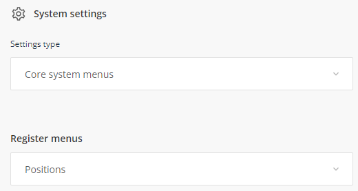 Creating a user position