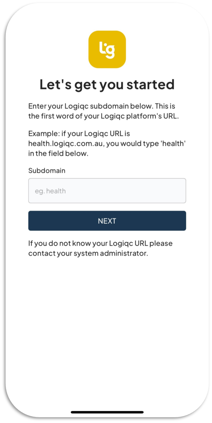 Getting started with Logiqc Mobile