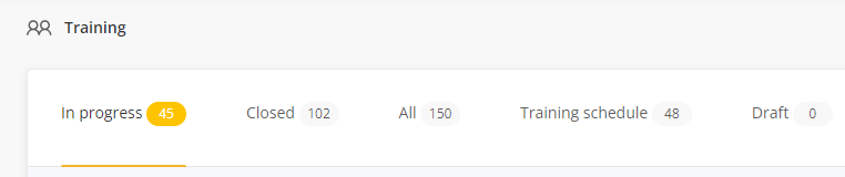About the Training register